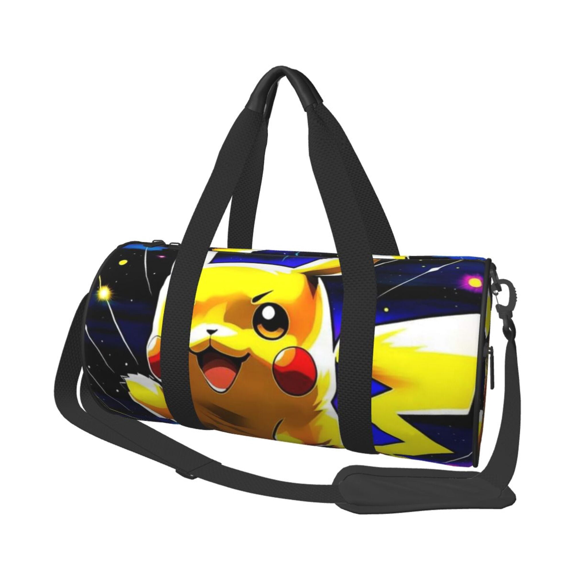 Cute Anime Cartoon Pikachu Duffle Bag Waterproof Sports Gym Bag,Pokemon ...