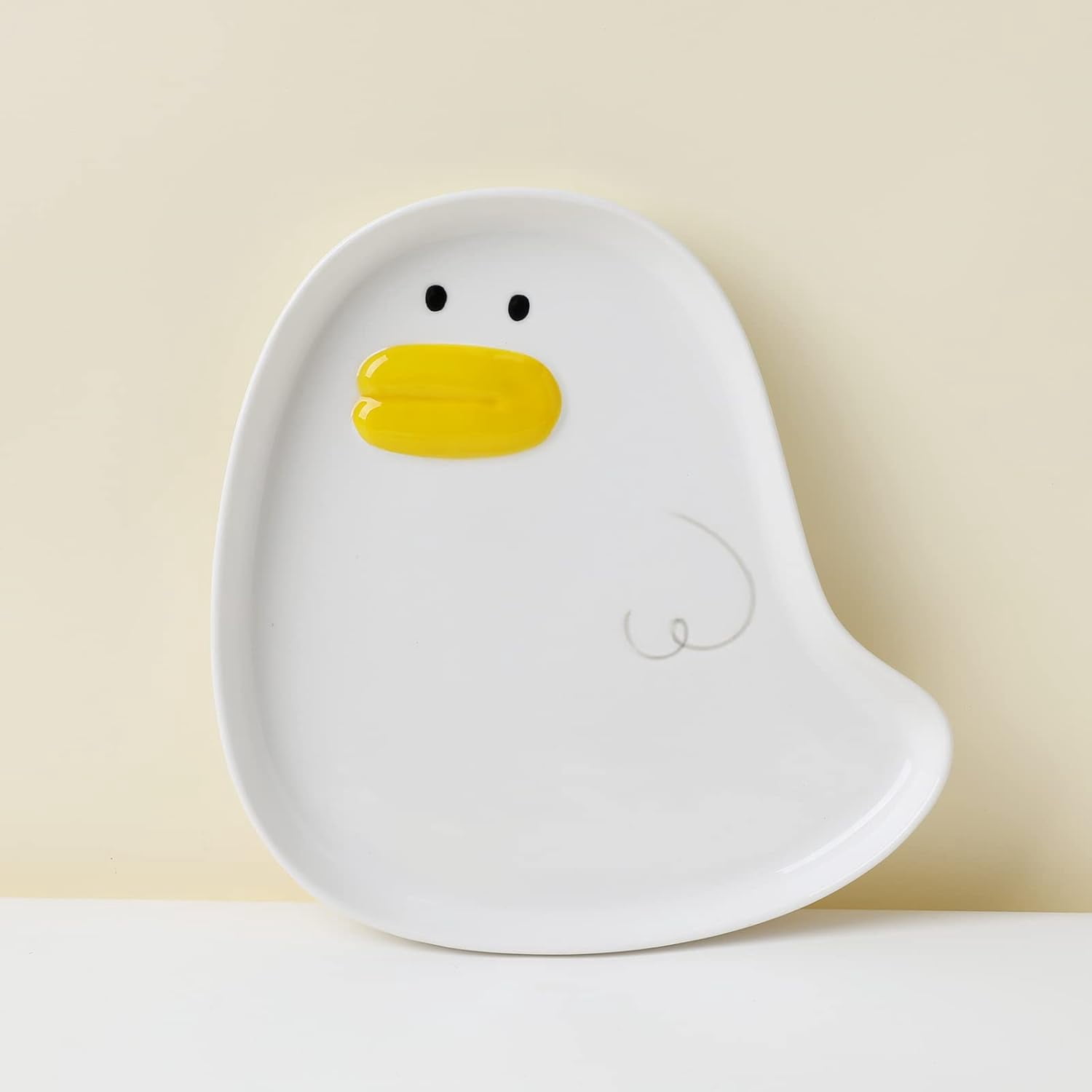 Cute Anime Duck Plate, Ceramic Hand Glazed, Perfect for Desserts ...