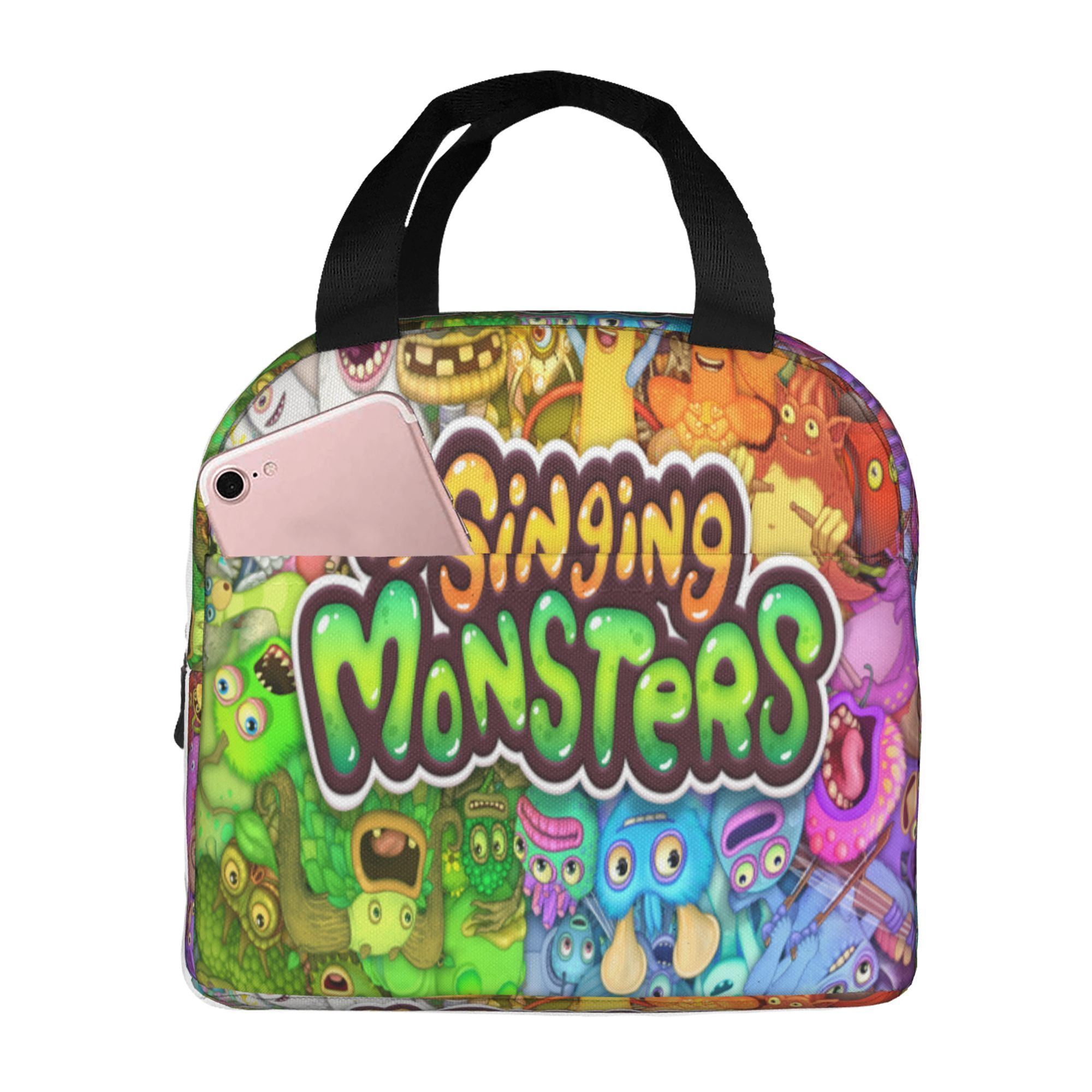 My Singing Monster Lunch Bag Kawaii Cartoon Insulated Box Reusable ...