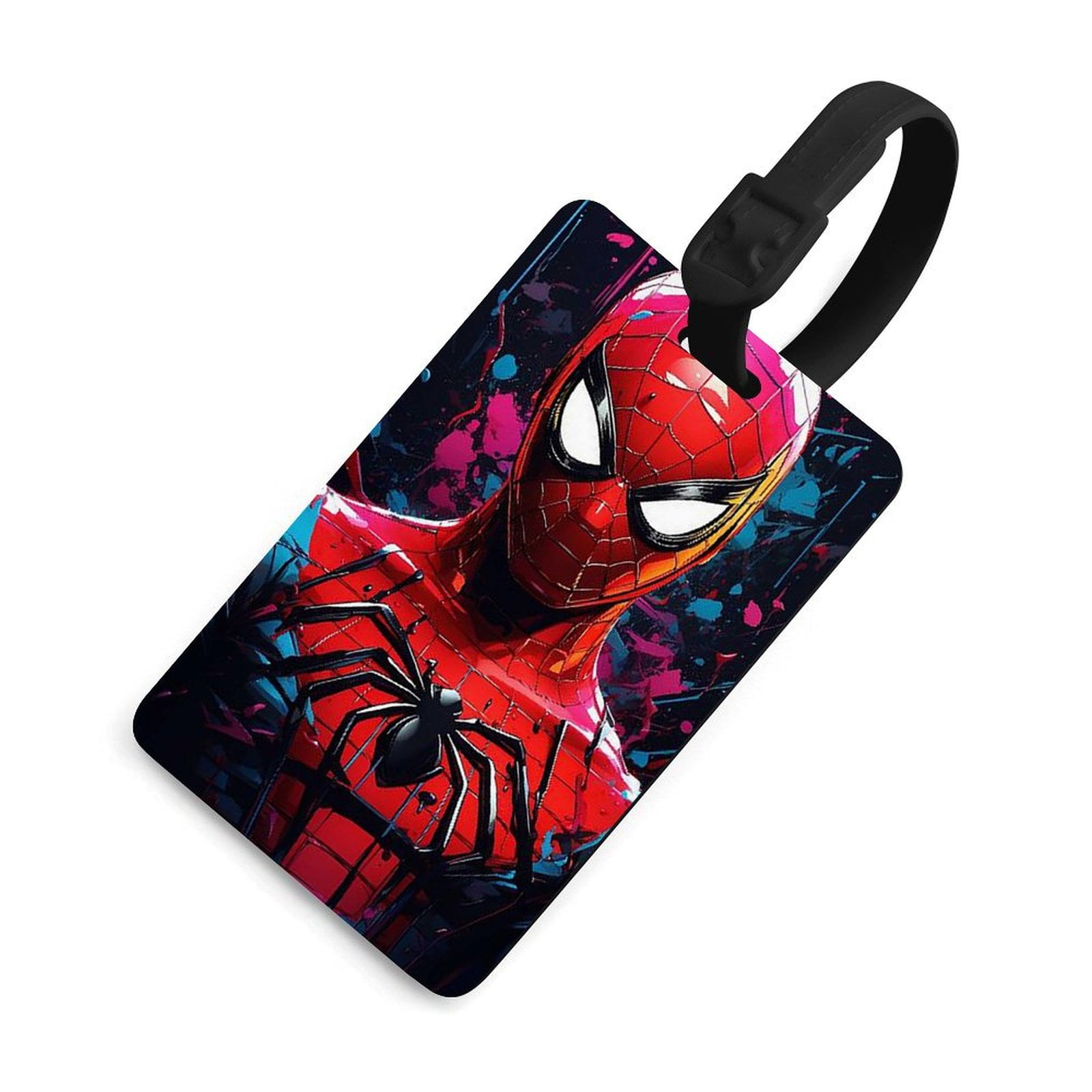Cute Anime Spiderman Luggage Tags for Travel Suitcase Baggage Fun ...