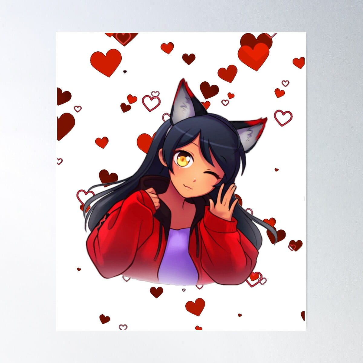 Cute Aphmau Poster Wall Art, Modern Wall Decor For Living Room Bedroom ...