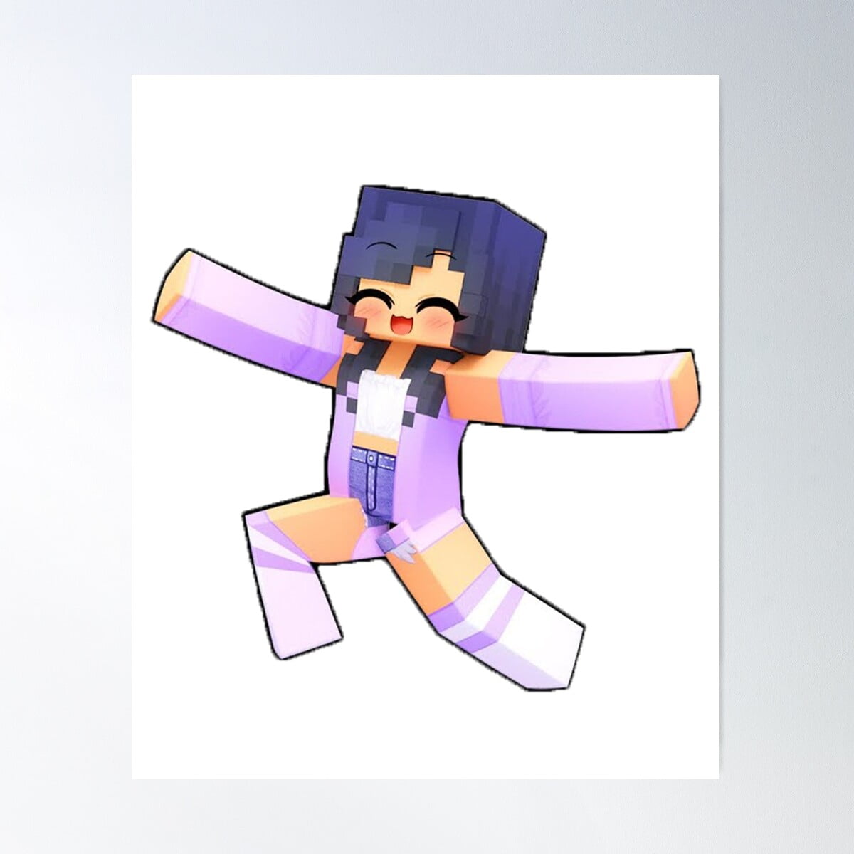 Cute Aphmau Poster Wall Art, Modern Wall Decor For Living Room Bedroom ...