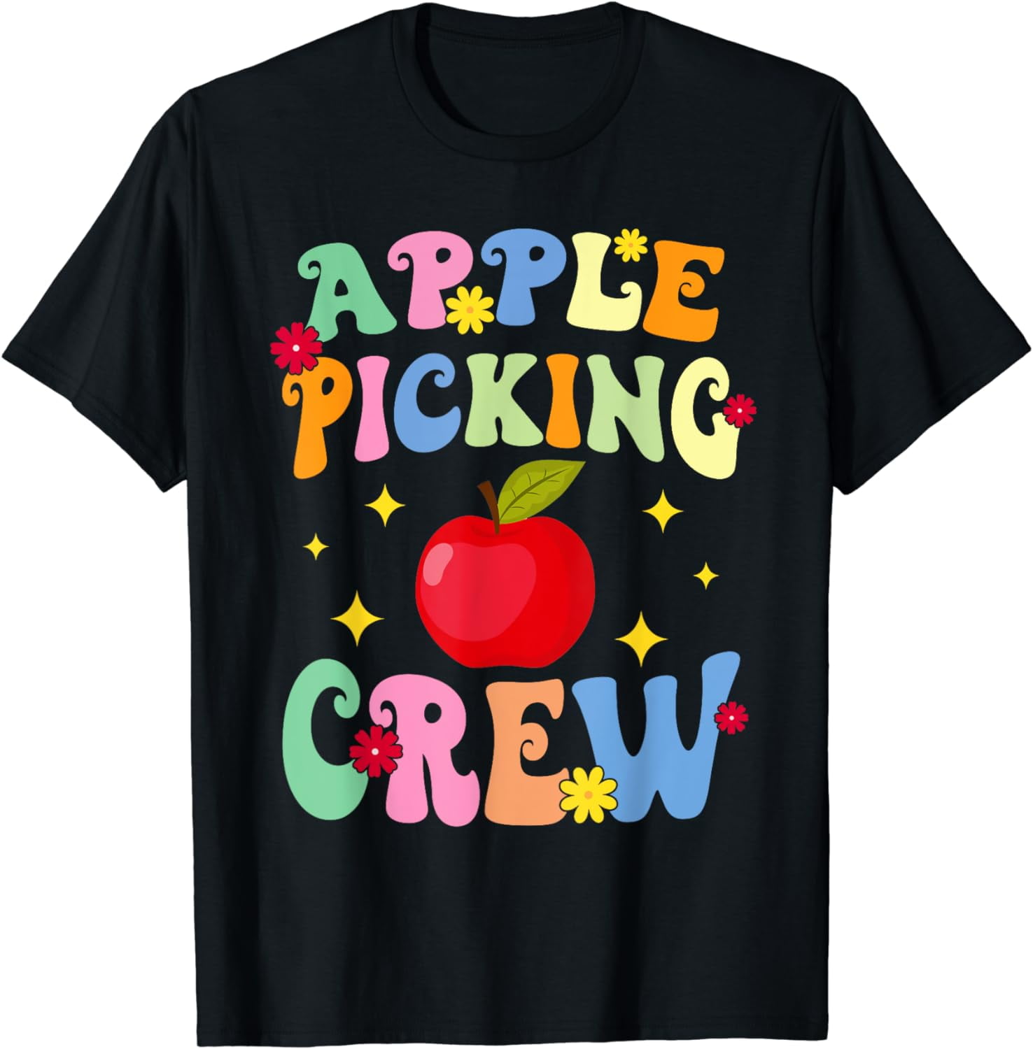 Cute Apple Picking Crew Funny Blossom Fruit Harvest Season T-Shirt - Walmart.com