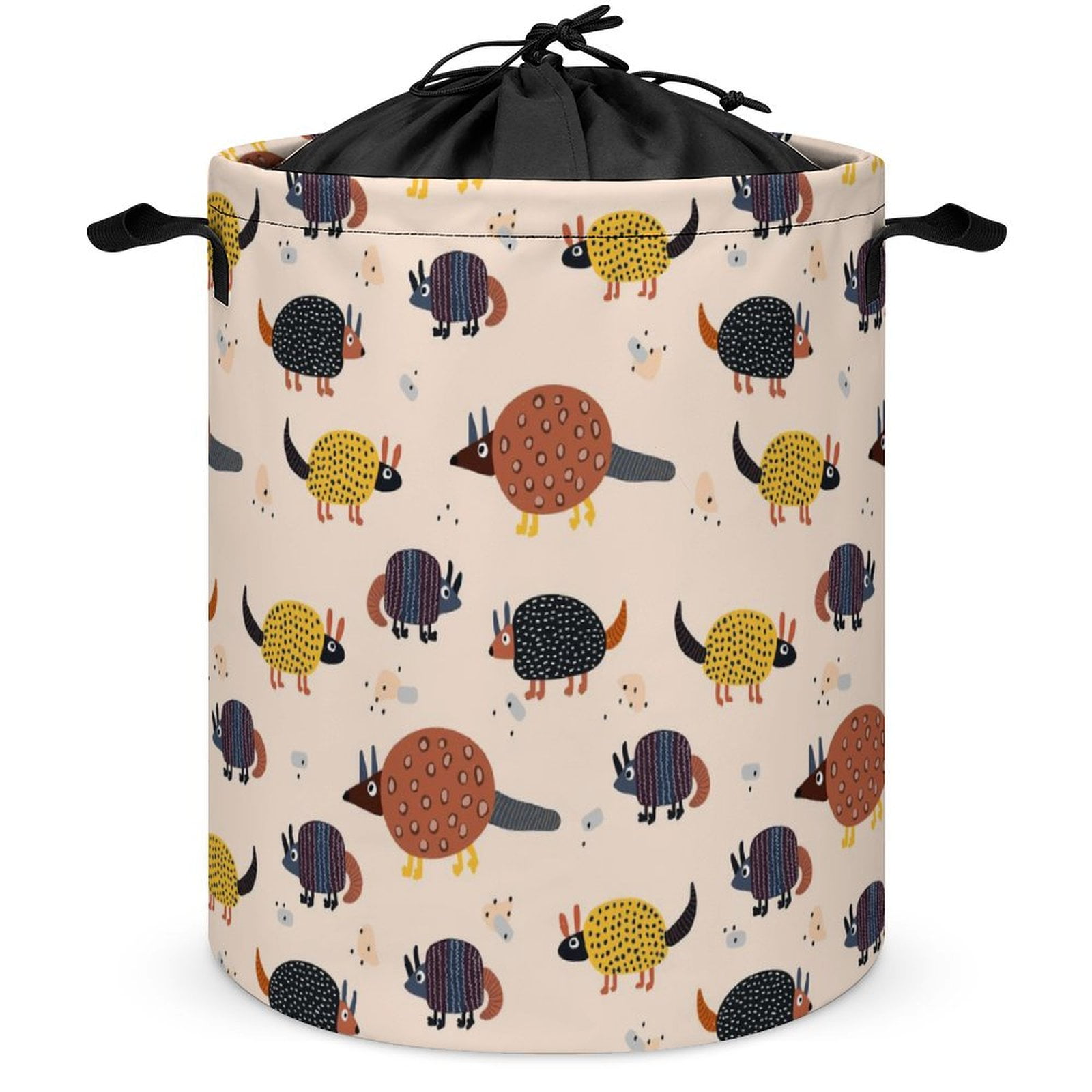 Cute Armadillo1 Laundry Basket Dirty Clothes Hamper, Waterproof Laundry ...