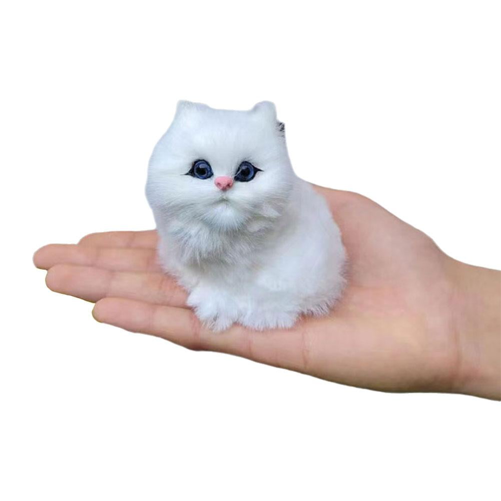 Cute Artificial P Cat Silation Cat Ornaments Fake Cats P Cats B5W9 ...