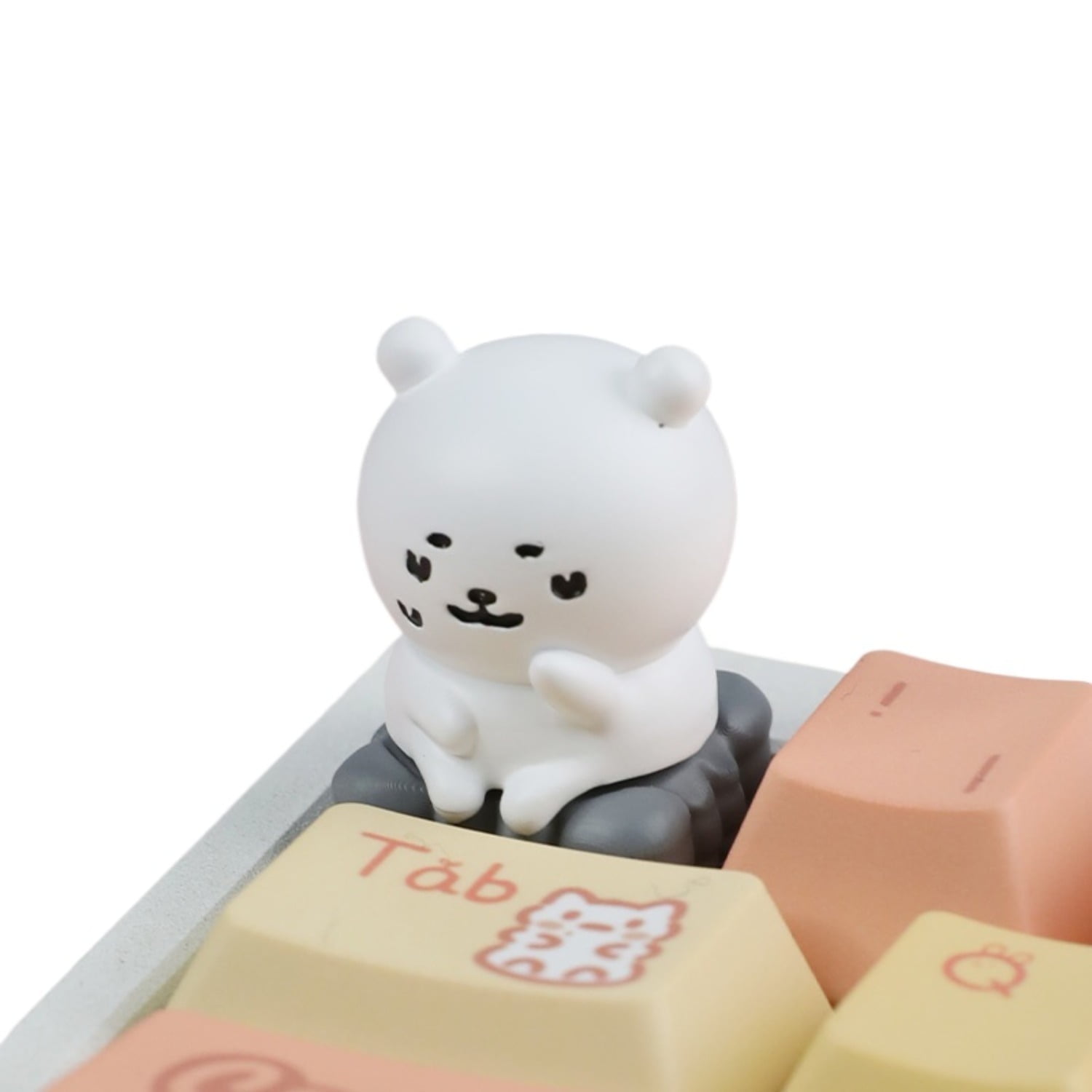 Cute Artisan Resin Keycap for Mechanical Keyboard, Chiikawa Knockberry ...