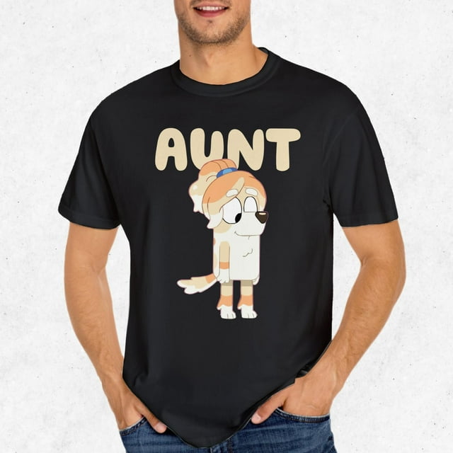 Cute Aunt Cartoon Character T-Shirt Unisex All Size - Walmart.com