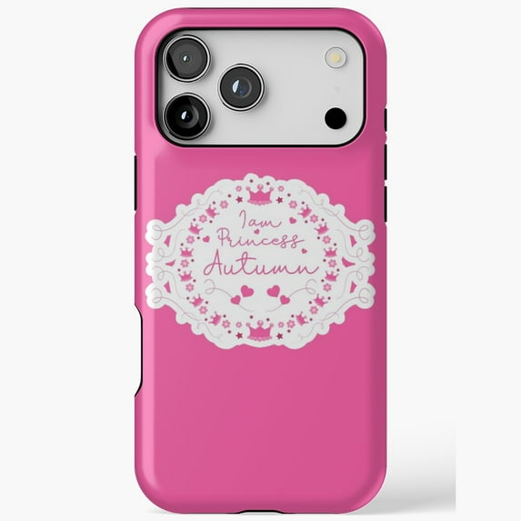 Cute Autumn Baby Girl Princess in Fall Colors iPhone 11 through 17 Pro ...