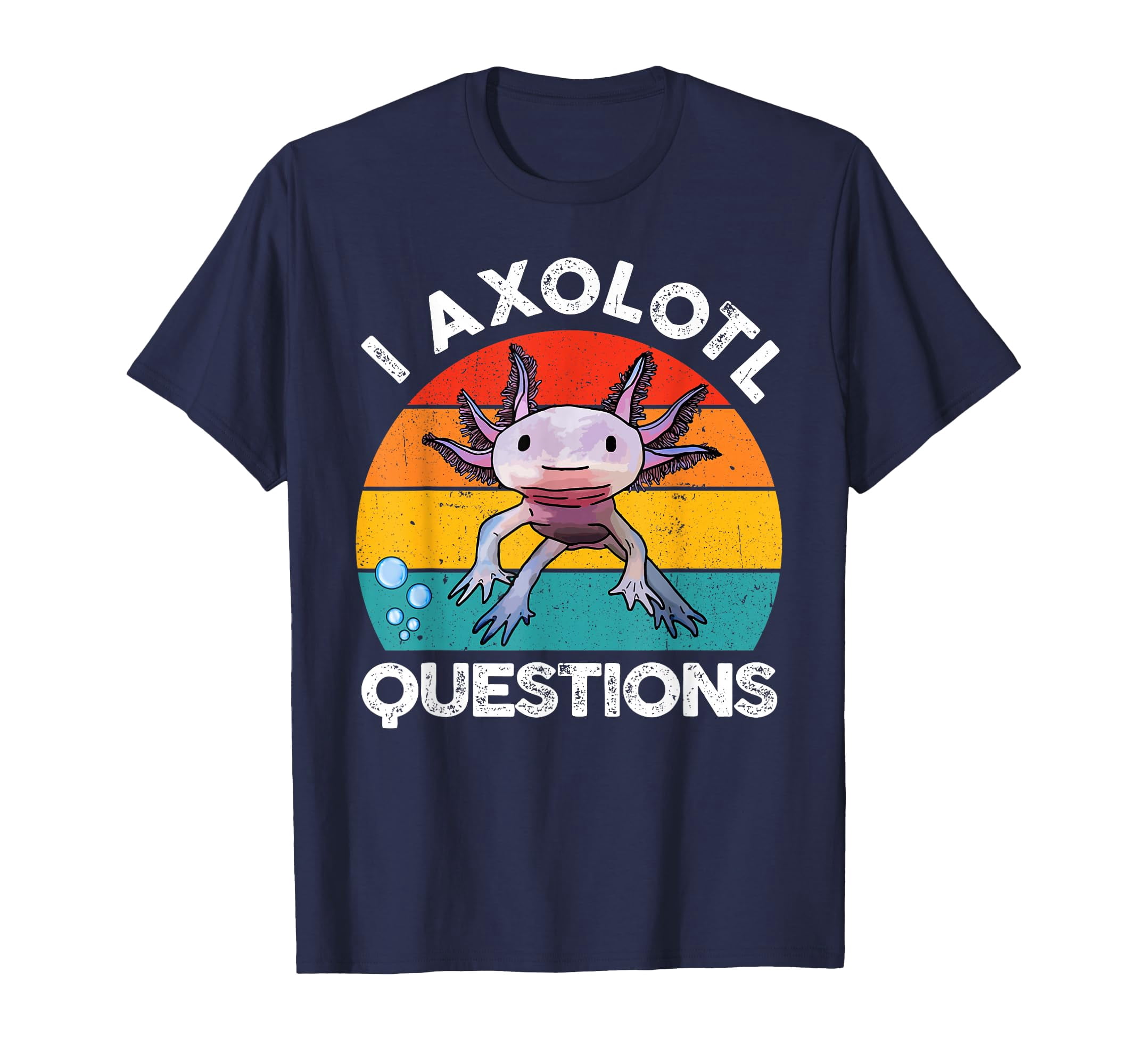 Cute Axolotl Graphic T-Shirt with Playful Design for Fun Aquatic Style ...