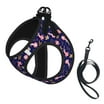 Pink Mermaid Scales Pet Leash Vest Small Dogs Cats Puppy Harness With ...