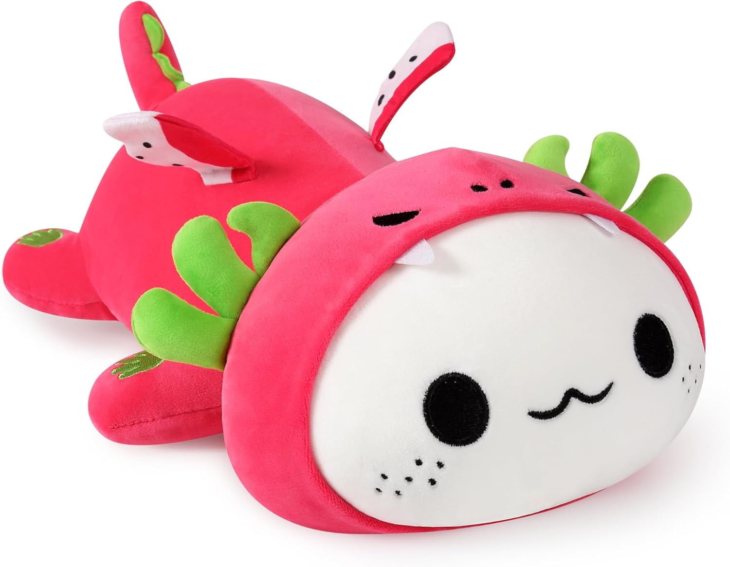 Cute Axolotl Plush, Soft Stuffed Animal Salamander Plush Pillow, Kawaii ...