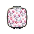Cute Axolotls Hearts Watercolor Travel Makeup Handbag Purse Small ...