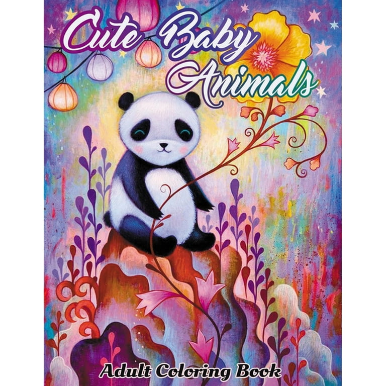 coloring book baby animals