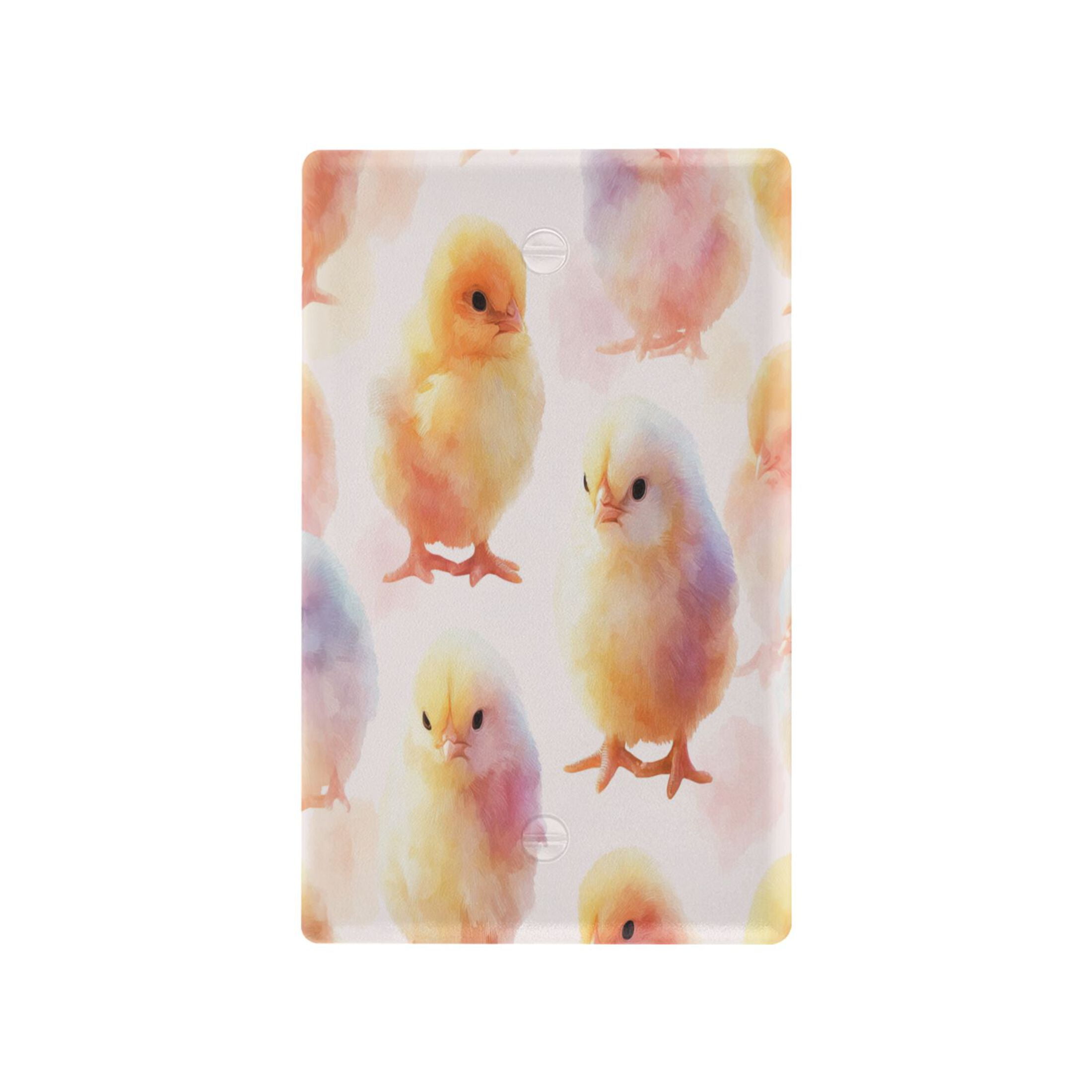 Cute Baby Chicks Light Switch Cover Switch Plate Outlet Cover Plug ...