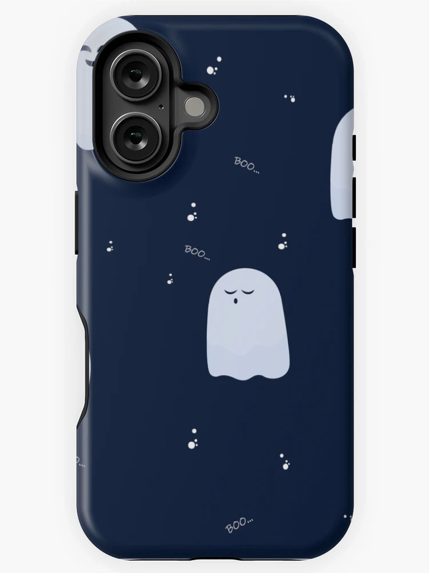 Cute Baby Ghost Print Happy Halloween Design iPhone 11 to 16 Pro Max ...
