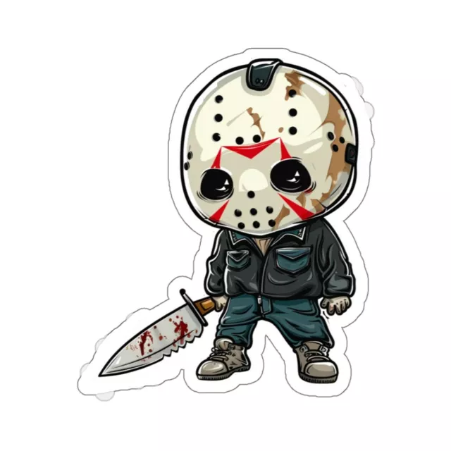 Cute Baby Jason Vorhees Friday The 13Th Legendary Sticker Vinyl Decal ...