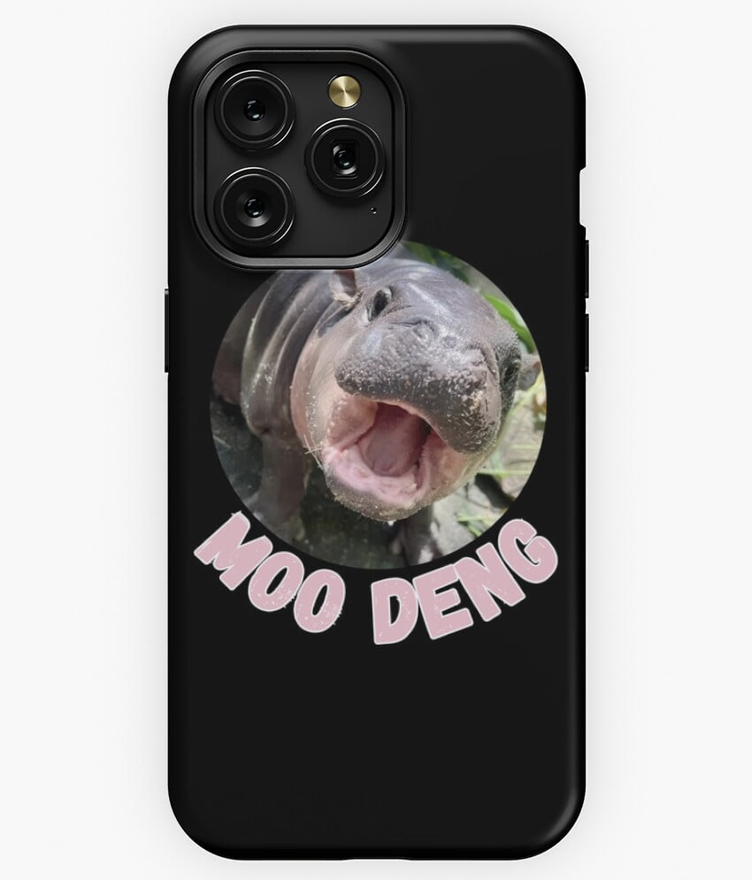 Cute Baby Moo Deng Famous Viral Animal Graphic A4603 Phone Case for ...