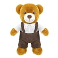 Cute Baby Teddy Bear Plush Toy with Green Overalls – 11“ Soft Corduroy ...