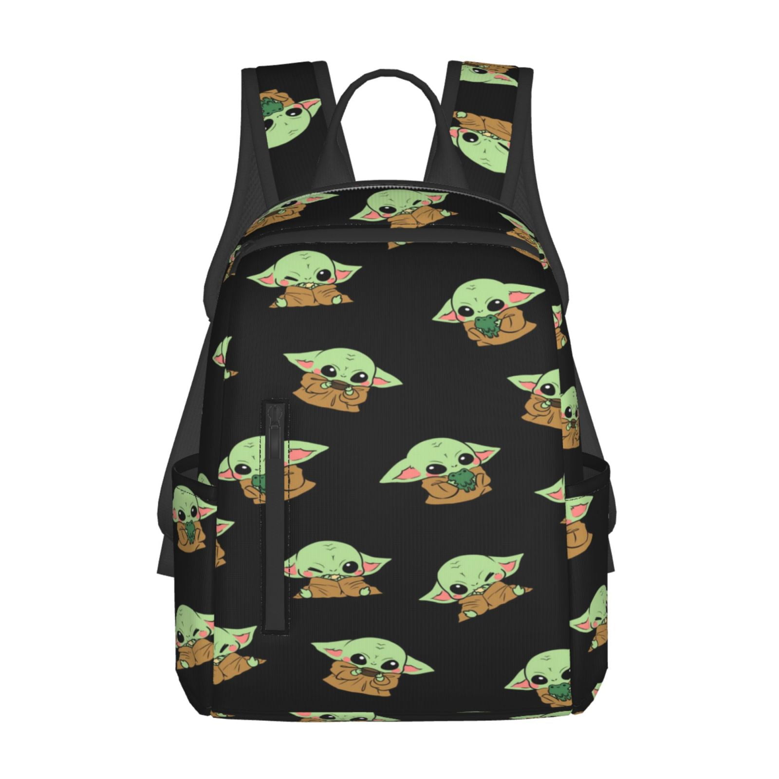 Cute Baby Yoda Backpack Cartoon School Bag Daypack Casual Bookbag ...