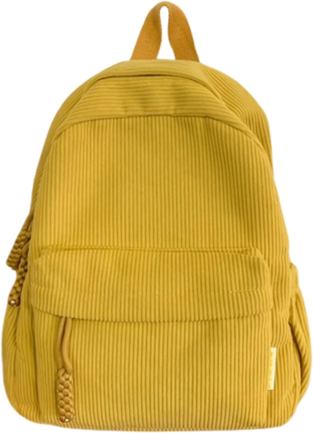 Cute Backpack Corduroy Shoulder Bag, Purse Coquette Shoujo Daypack ...