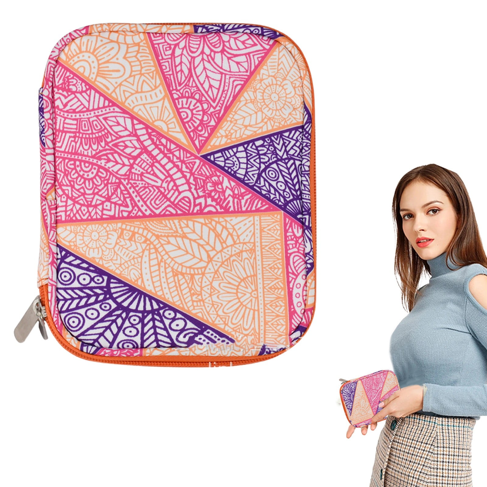 Cute Backpack By Ljxge Crochet Hooks Case Empty Zipper Bags Portable Travel Crochet Storage Bag ...