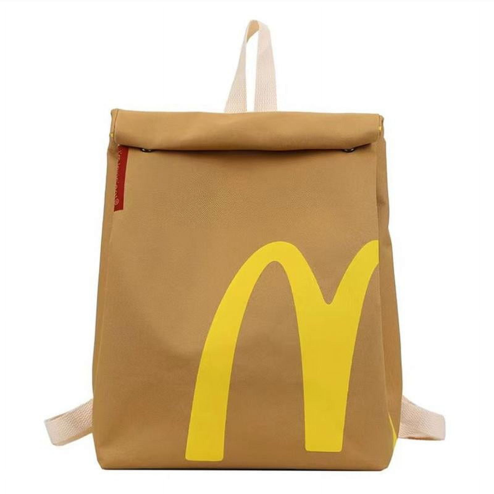 McDonald's Unisex Cute Canvas Rucksacks Canvas School Backpack ...