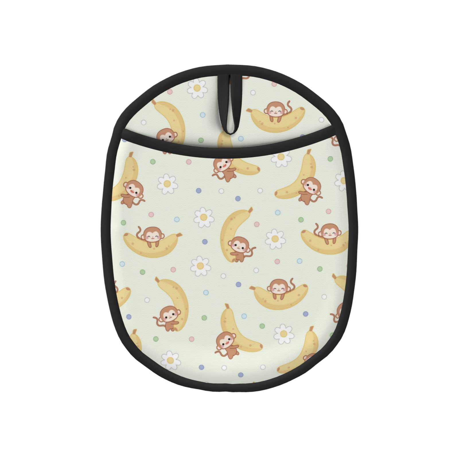Cute Banana Monkey Flower Pot Holders for Kitchen - Heat Resistant Oven ...