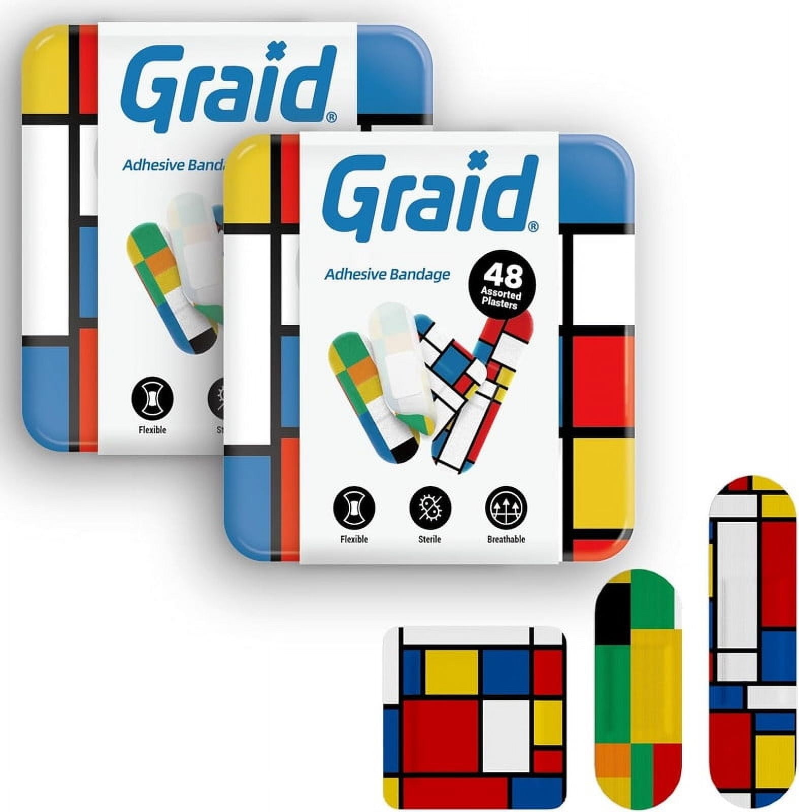 Cute Bandages-Flexible Fabric Adhesive Bandages, Comfortable Flexible ...