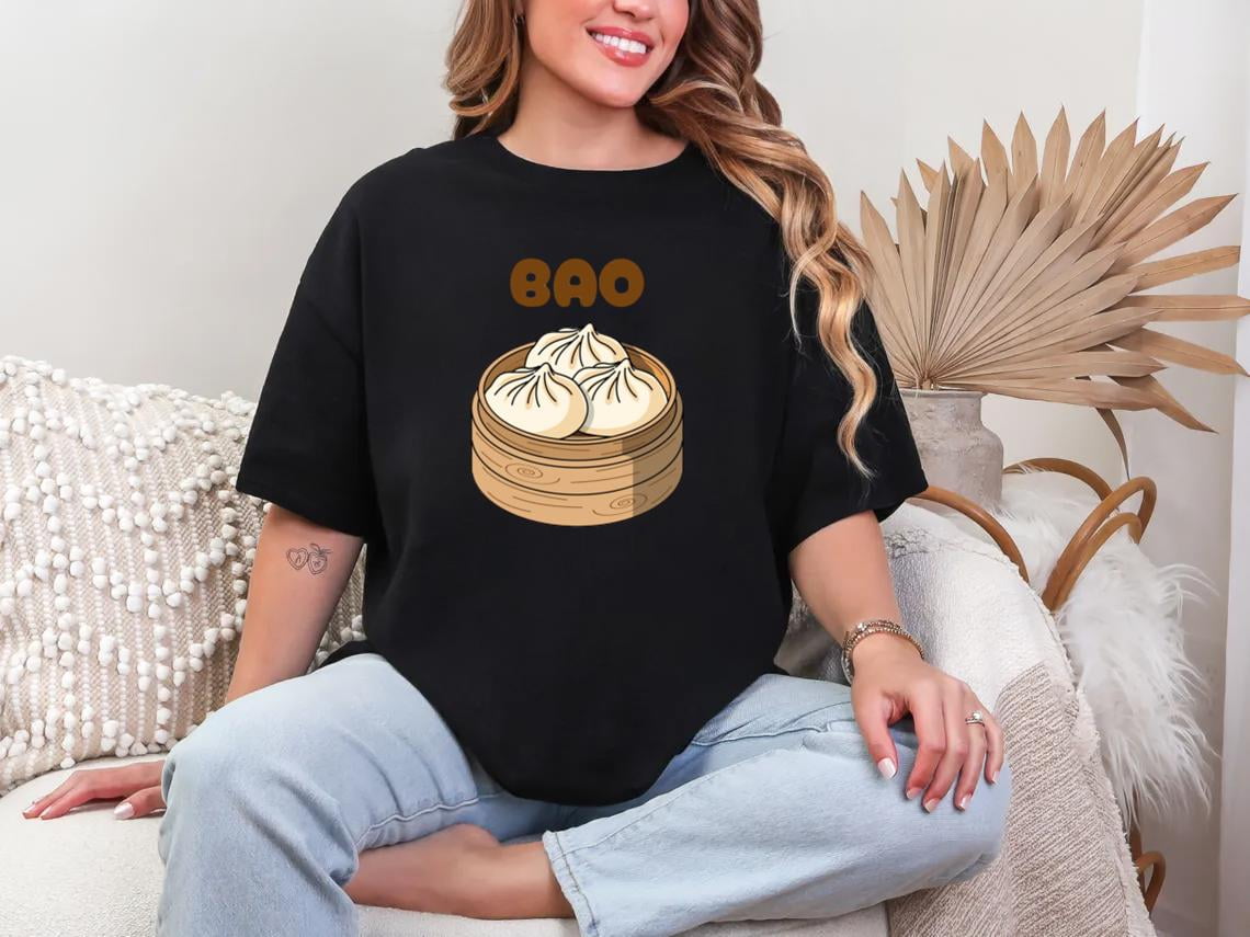 Cute Bao Dim Sum Kawaii Chinese Dumpling Foodie Graphic Art Design ...