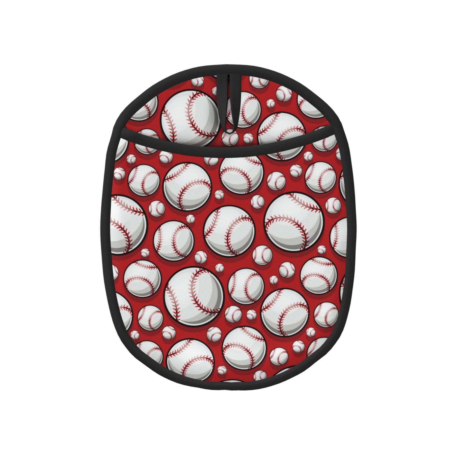 Cute Baseball B Pot Holders for Kitchen - Heat Resistant Oven Mitts Hot ...