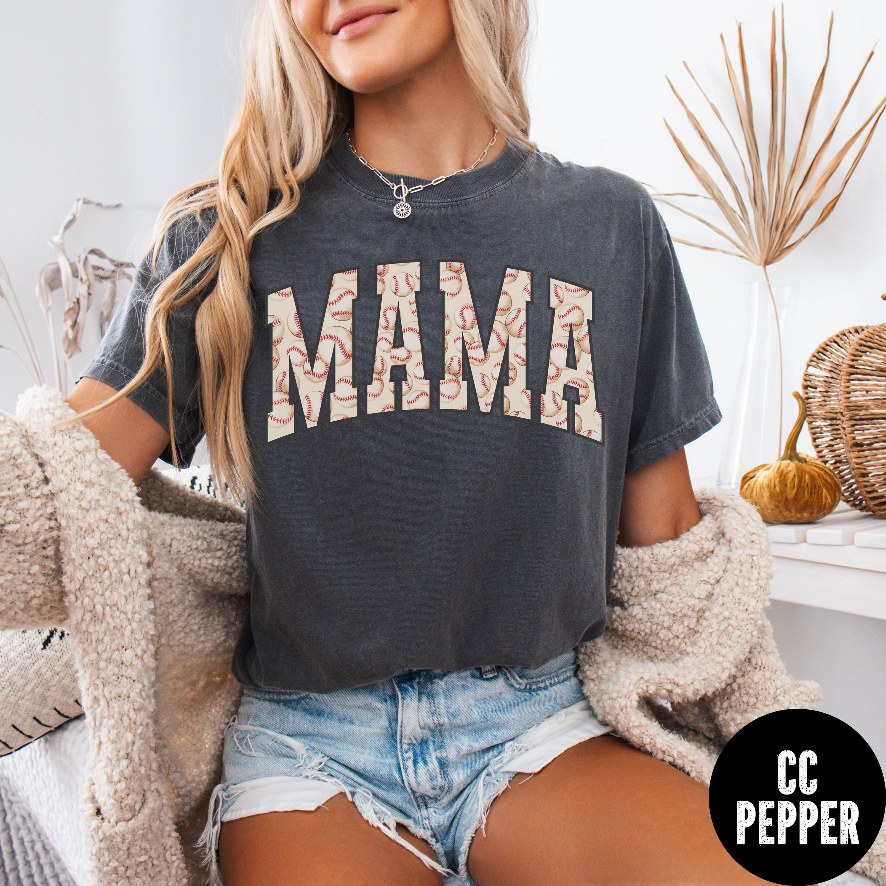Cute Baseball Mama Shirt, T-Ball Mama Tee, Mothers Day Gift, Baseball ...