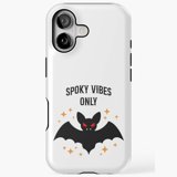 Cute Bat Flying Quote Vibes Graphic iPhone Case 17 11 12 13 14 15 16 ...