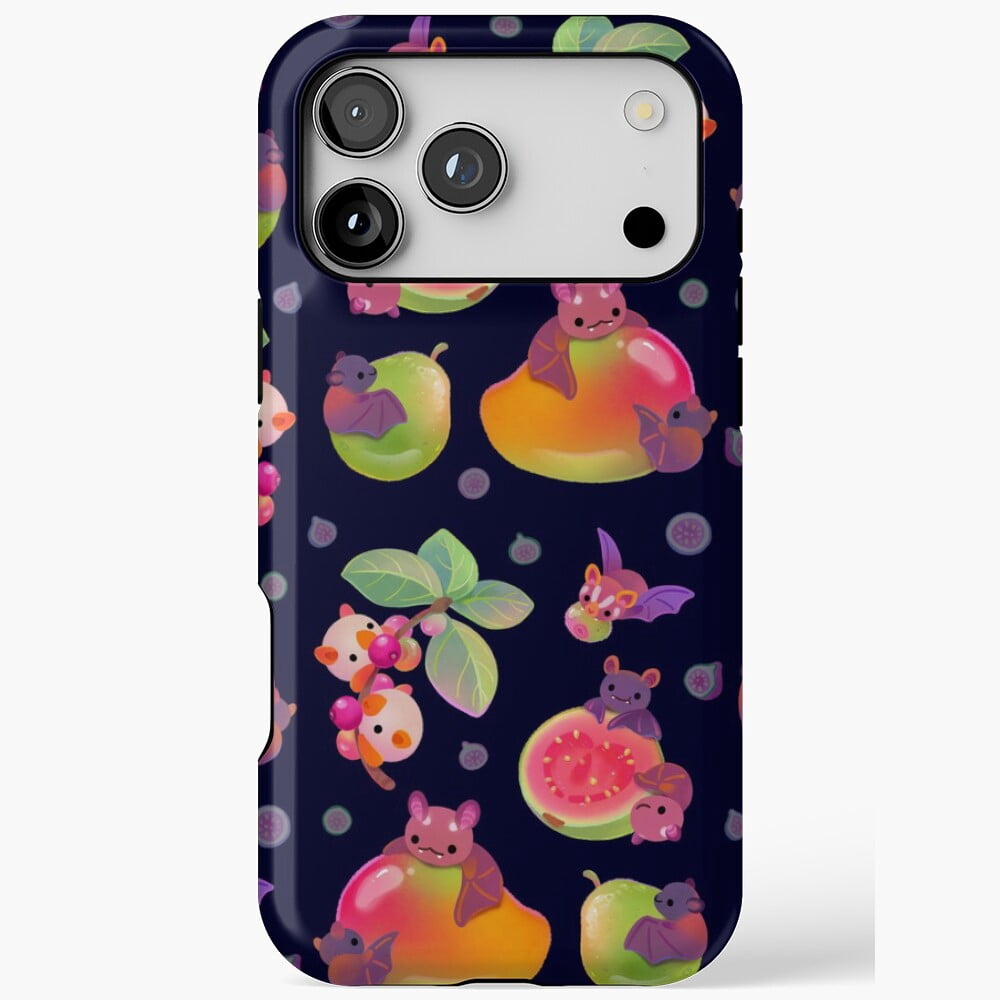 Cute Bat Fruit Pattern Spooky Sweet HarvestPhone Case for iPhone 11 to ...