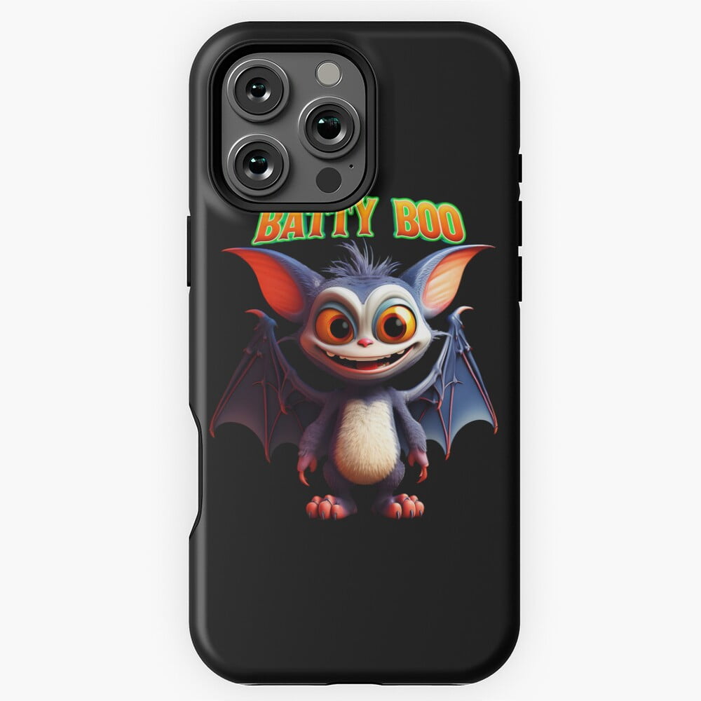 Cute Bat Halloween Design Phone Case for iPhone 16 15 14 13 12 11 Pro ...