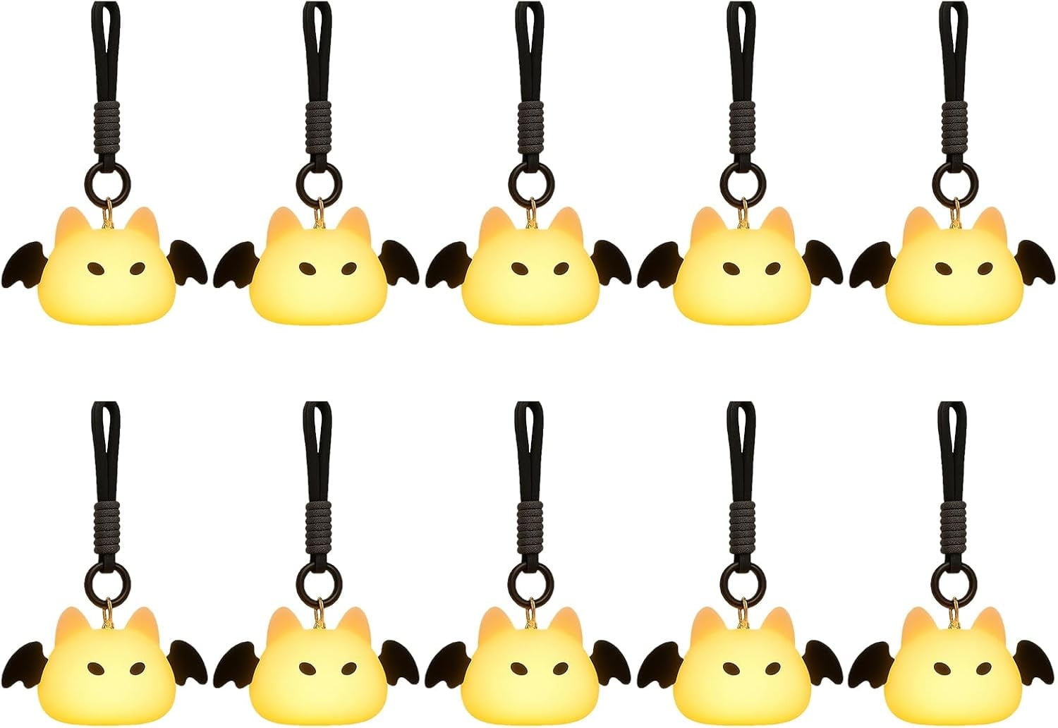 Cute Bat Night Light Pendant,Touch Sensing Bat Light USB-C Charging ...