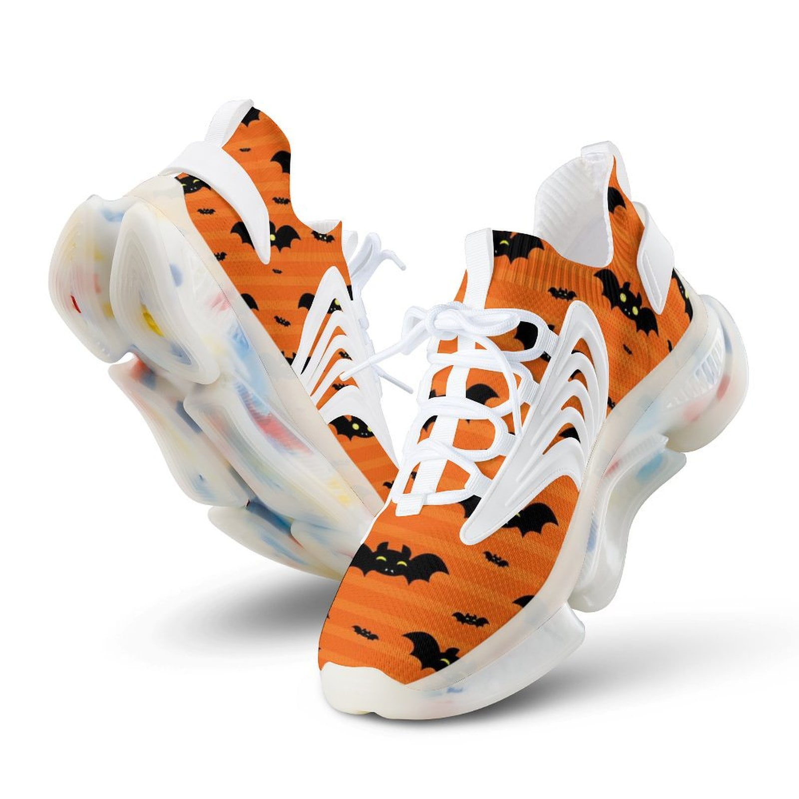 Cute Bat Walking Shoes for Men Woman Lightweight Tennis Fashion Elastic ...