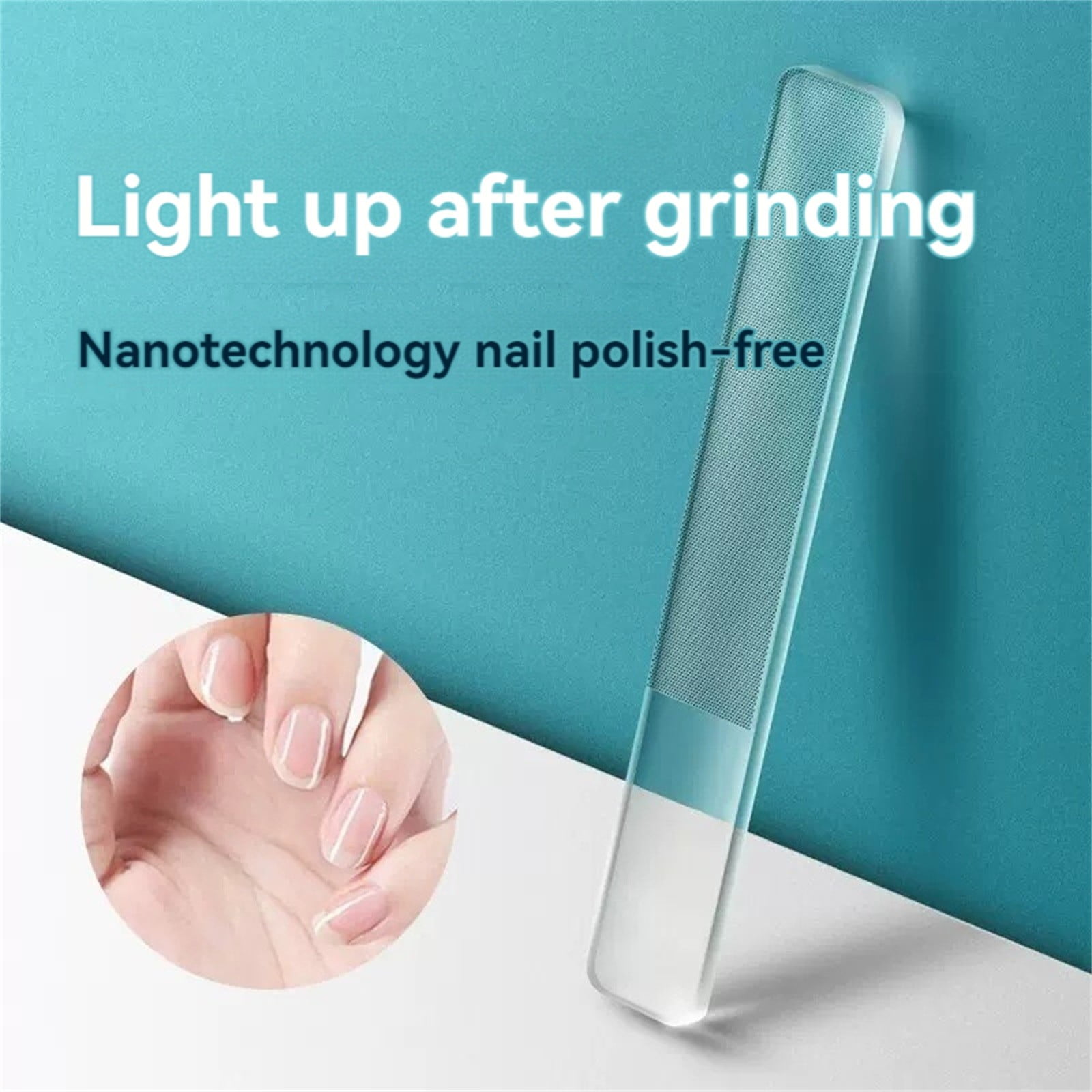 Portable Water Washable Mini Nano Glass Nail File Tool For Rubbing ...