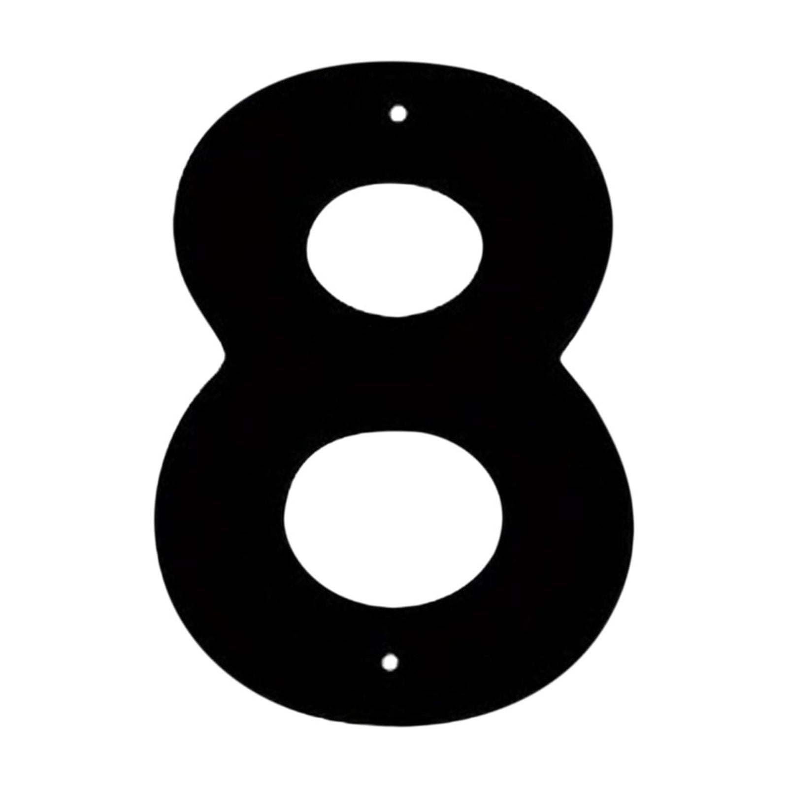 Cute Bathroom Signs for Kids Metal Door Numbers Home Address Letters ...