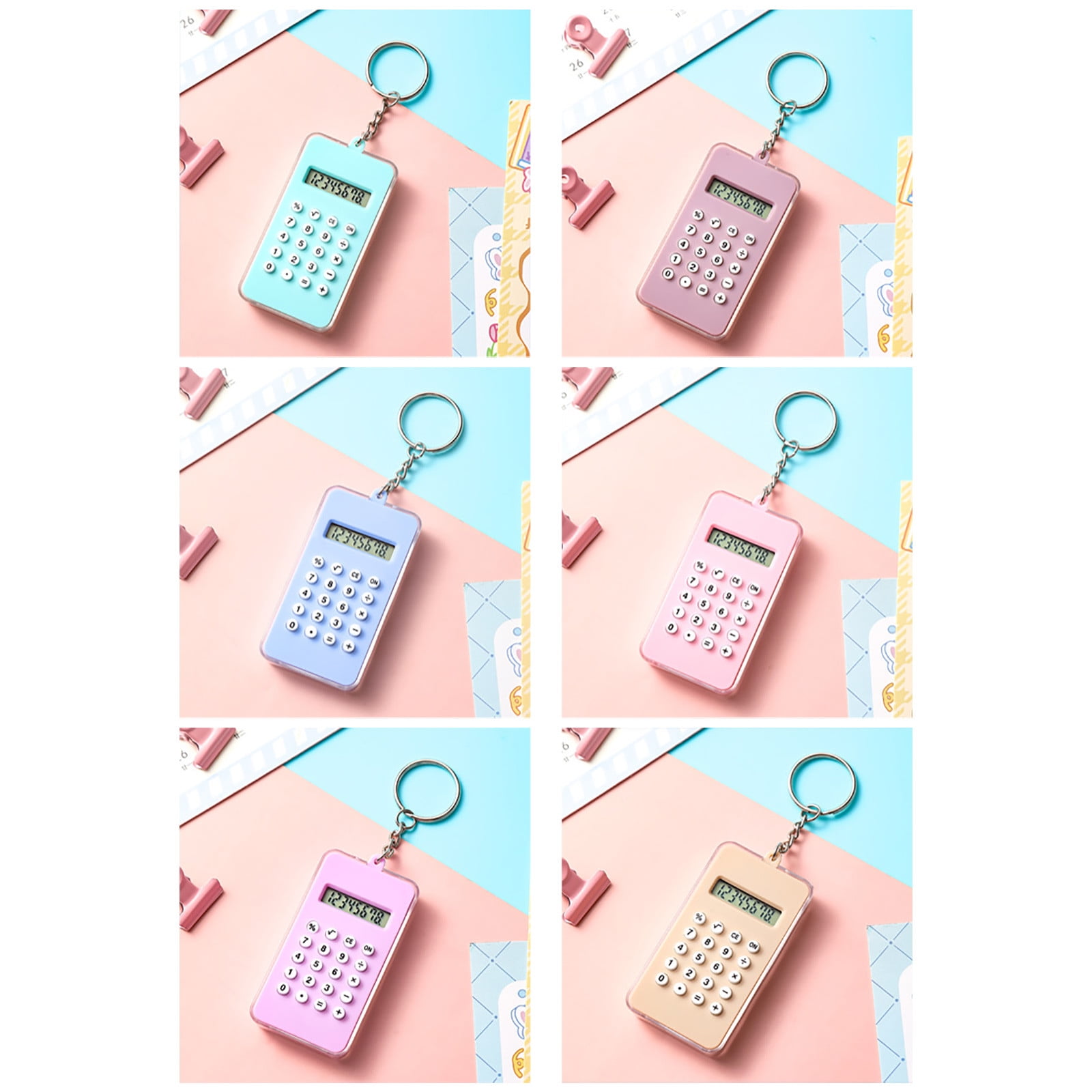 Cute Bear Calculator Basic Button Battery Powered Handheld Calculator ...