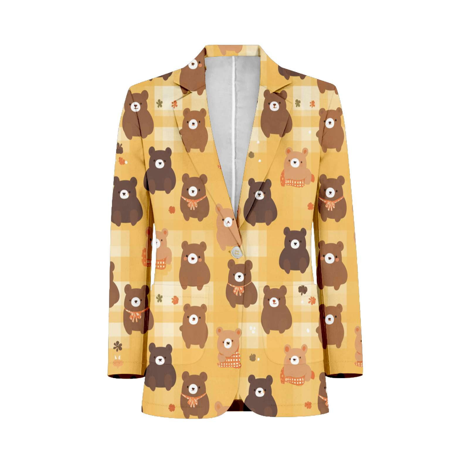 Cute Bear Customized Men's Suits full man Shawl Collar Gentleman Suits ...