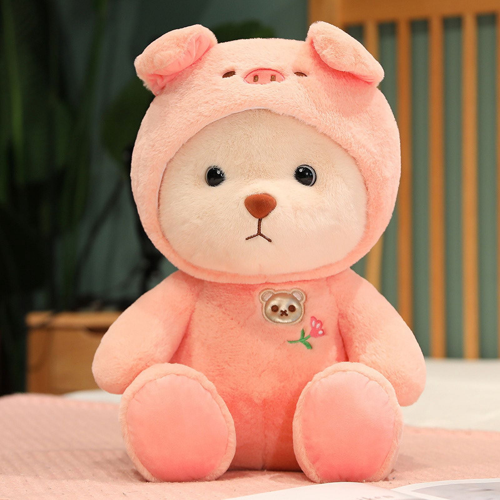 Cute Bear Doll in Detachable Hooded Outfit, Perfectly Soft and Cuddly ...