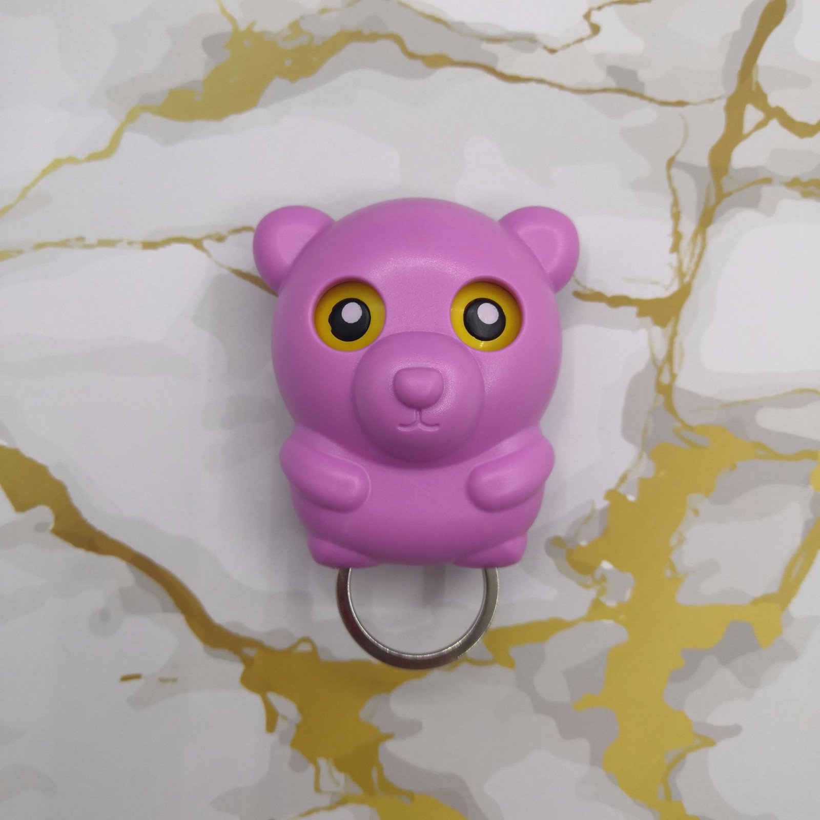 Cute Bear Key Hooks Wall-Mounted Organizer with Magnetic Eyes - No ...