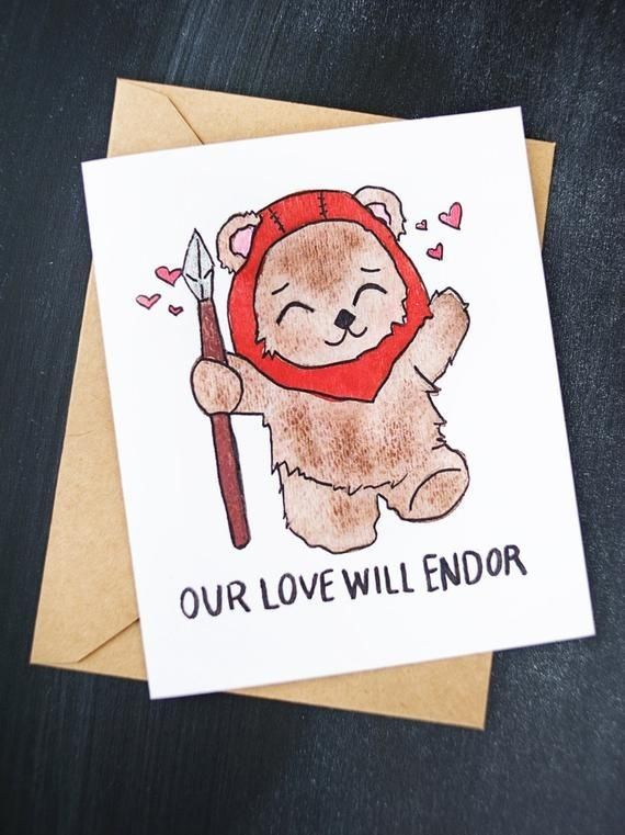 Cute Bear Love Card – "Our Love Will Endor" Design – Ideal for ...