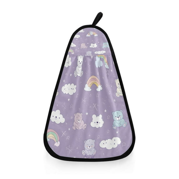 Cute Bear Rainbow Hand Towel Quick Drying Home Storage Kitchen Towel ...