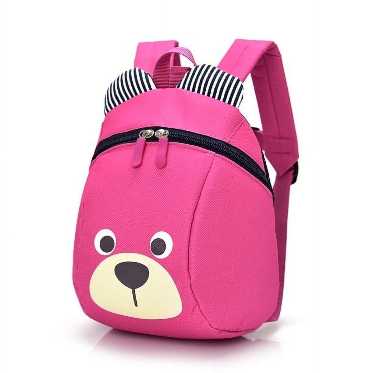 Cute Bear Small Backpack With Leash Backpack Bag - Walmart.com