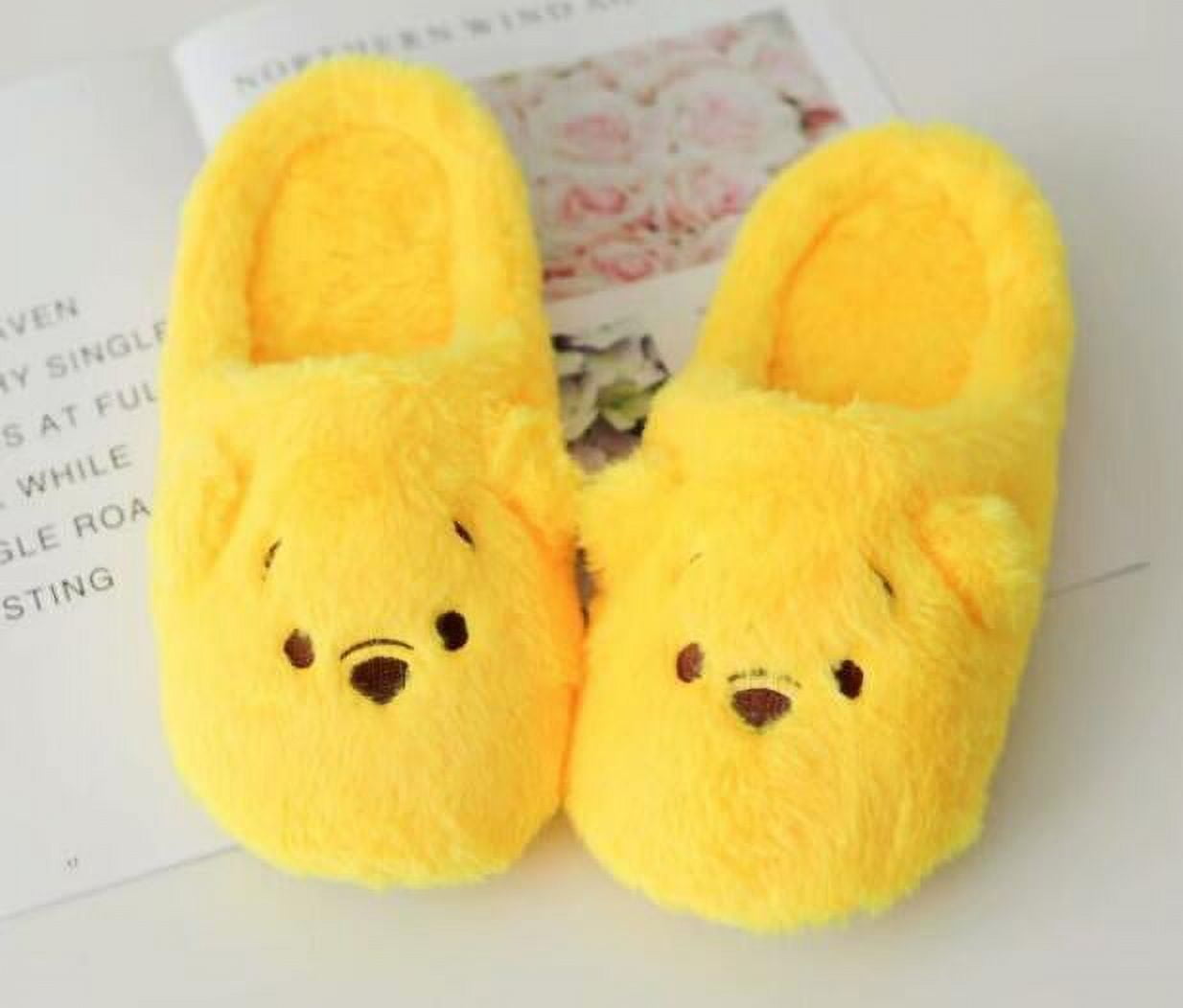Cute Bear Soft Women Girls Winter Home Floor Plush Slippers Shoes ...