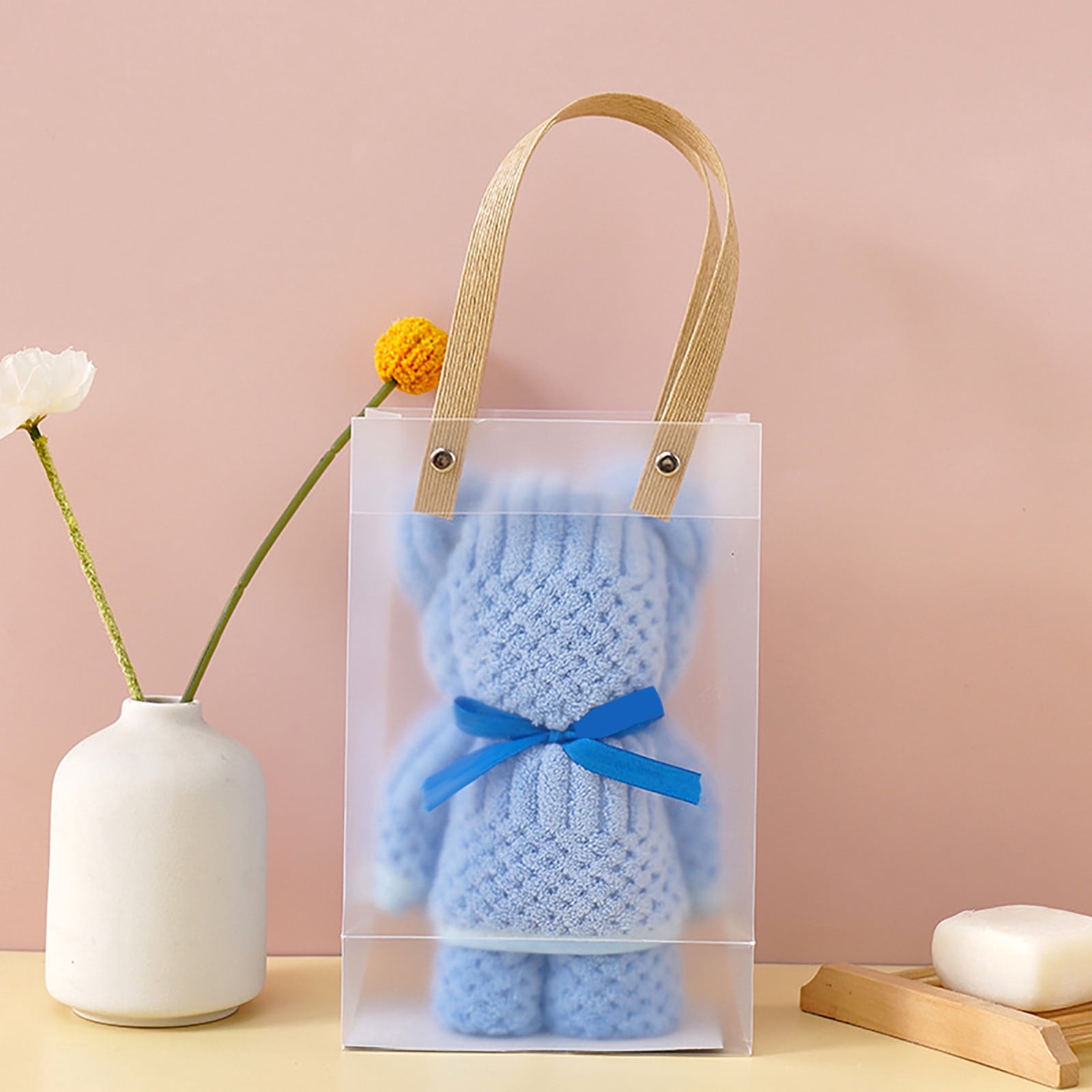 Cute Bear Towel, High Density Gift Towel, Soft Absorbent Face Towel for ...