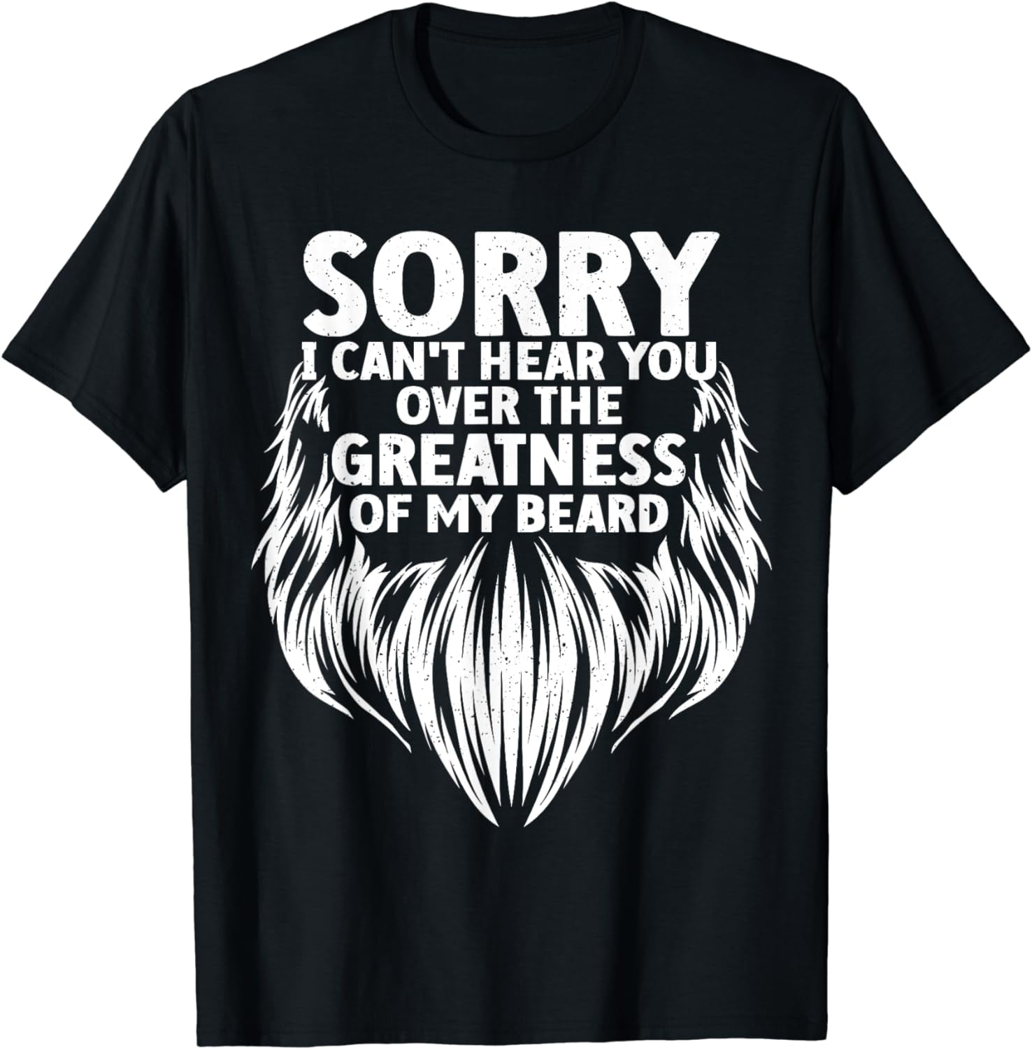 Cute Beard Design For Men Boys Facial Hair Bearded Beard T Shirt ...