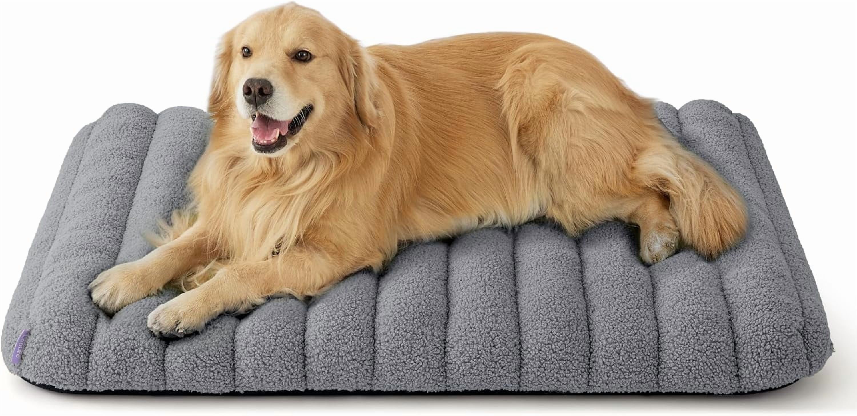 Cute Bed for Dogs, XL Chic Flat Pet Beds with Removab Washab Cover ...