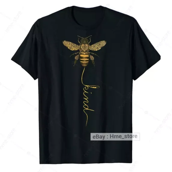Cute Bee Kind T-Shirt Be Kind Positive Bumblebee Inspirational ...